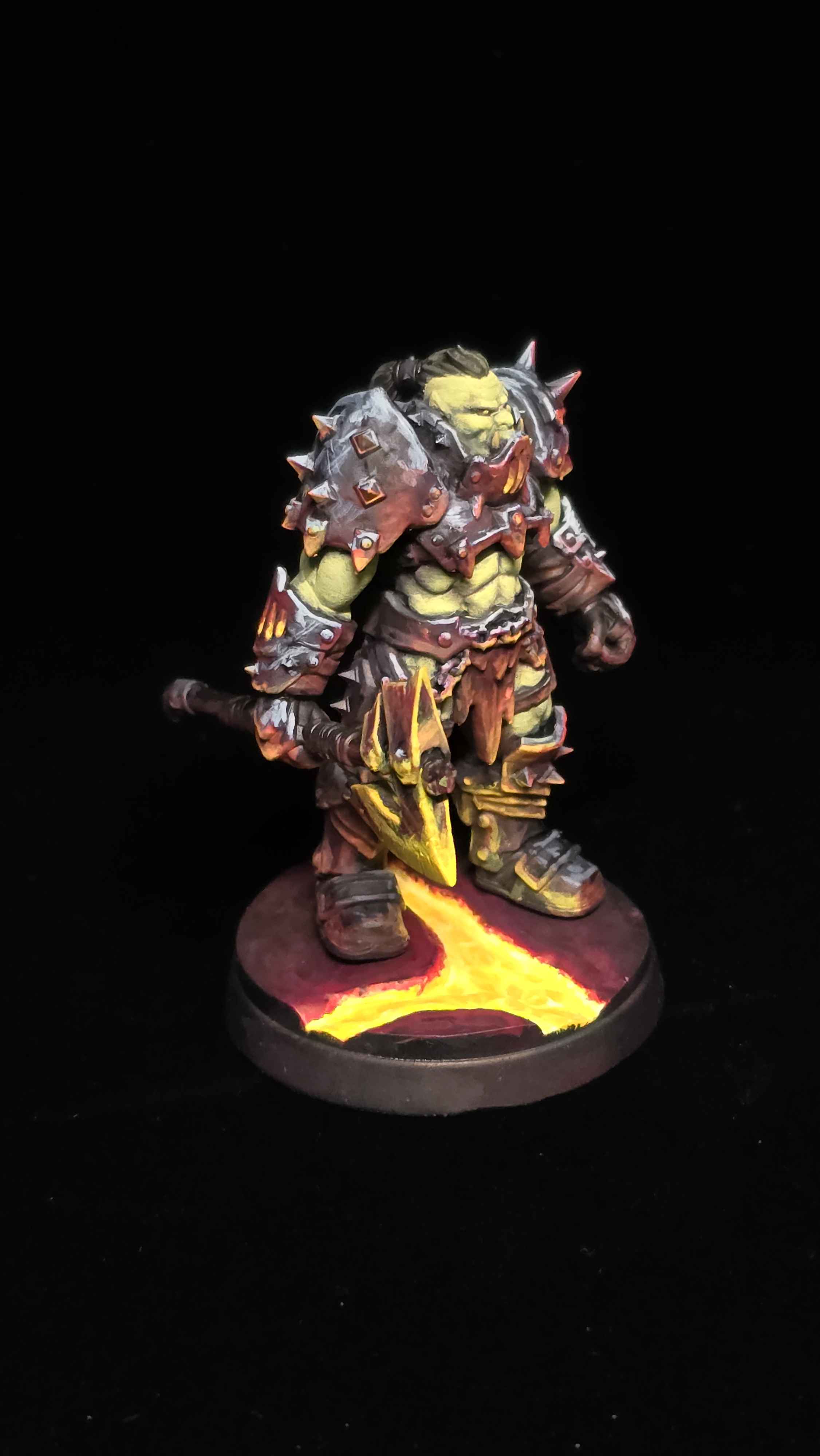 3D Printable WP - Fire and Iron - Male Orc Warrior C by Imagine Minis