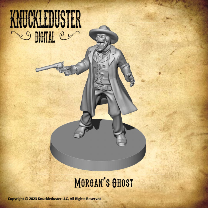 3D Printable Morgan's Ghost by Knuckleduster Digital
