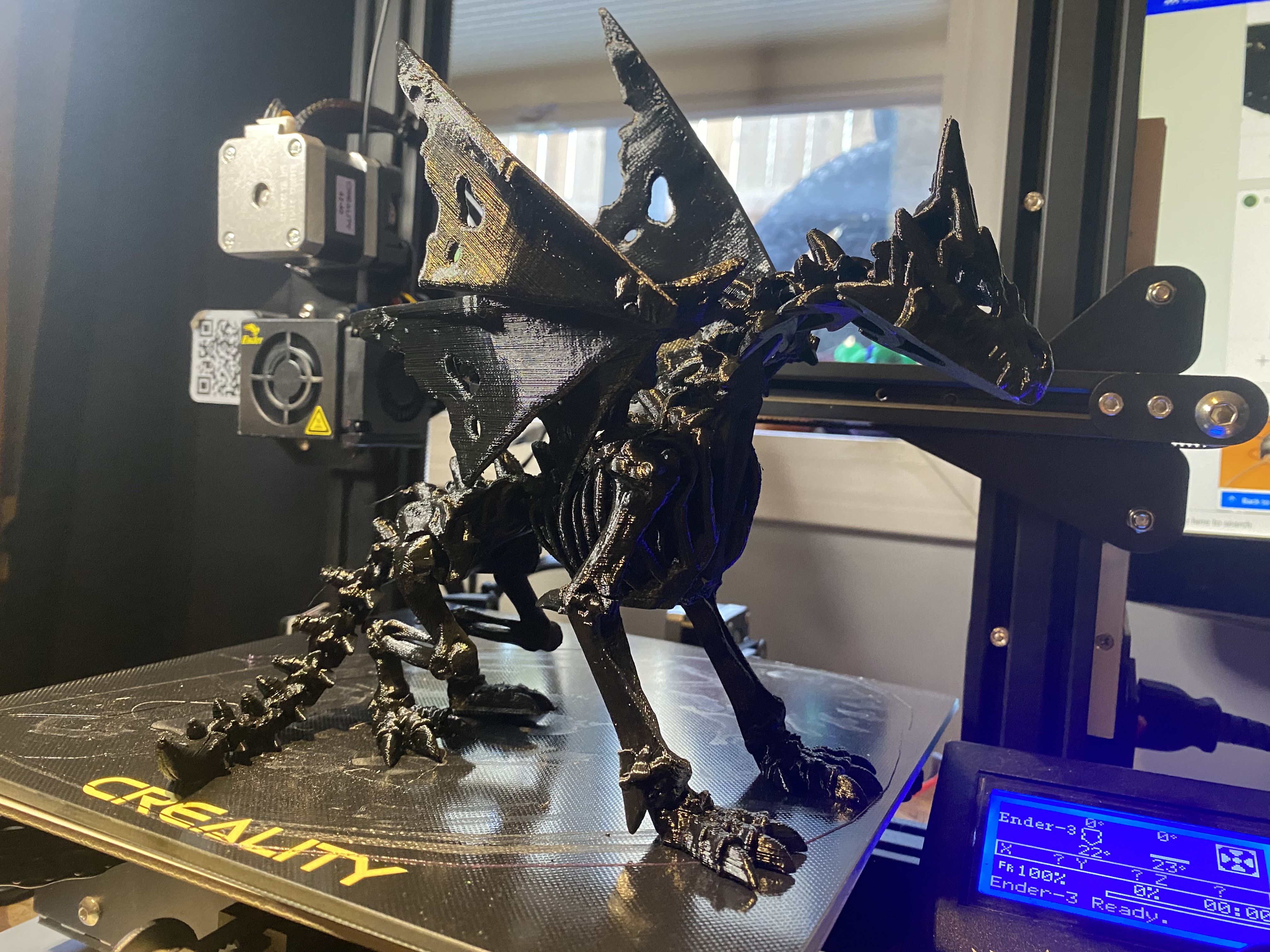 3D Printable Wraithwing Dragon by Cinderwing3D