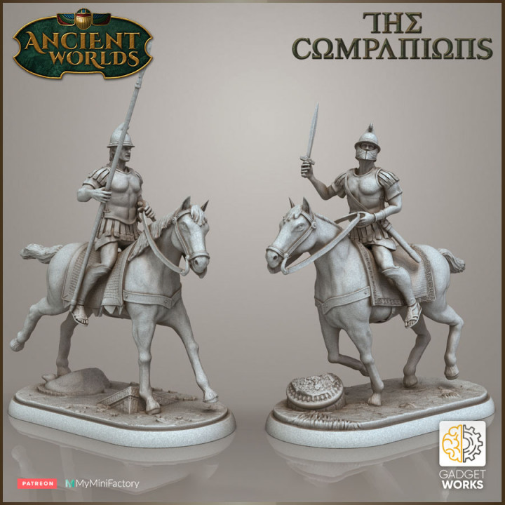 3D Printable Macedonian Companion Cavalry with Phrygian Helmets by ...