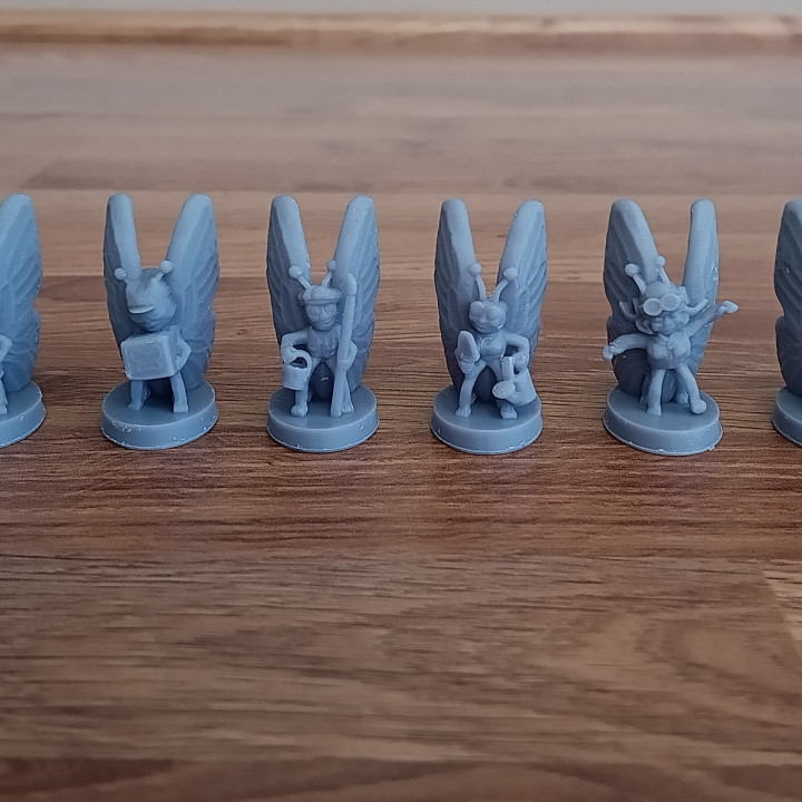 3D Printable Everdell Board Game Upgraded Critters Pigs and Butterflies ...