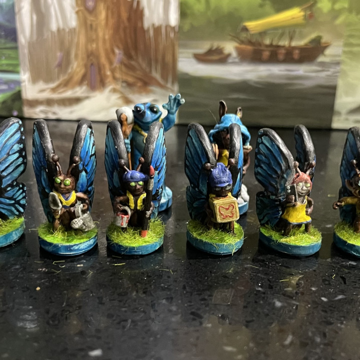 3D Print of Everdell Upgraded Critters Pigs and Butterflies (Unofficial ... 3D Print of Everdell Upgraded Critters Pigs and Butterflies (Unofficial ...