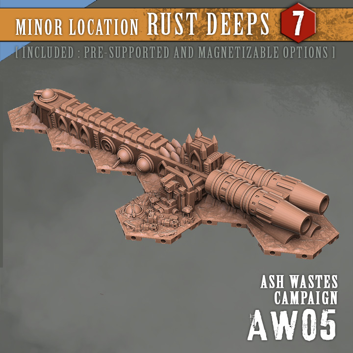 3D Printable AW05 RUST DEEPS by PopovLaboratory