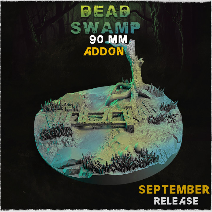 3D Printable Dead swamp - Bases & Toppers (Big Set+) by Zabavka Workshop