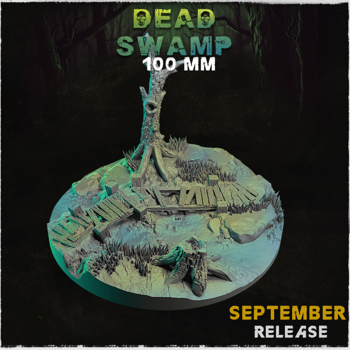 3D Printable Dead swamp - Bases & Toppers (Big Set+) by Zabavka Workshop
