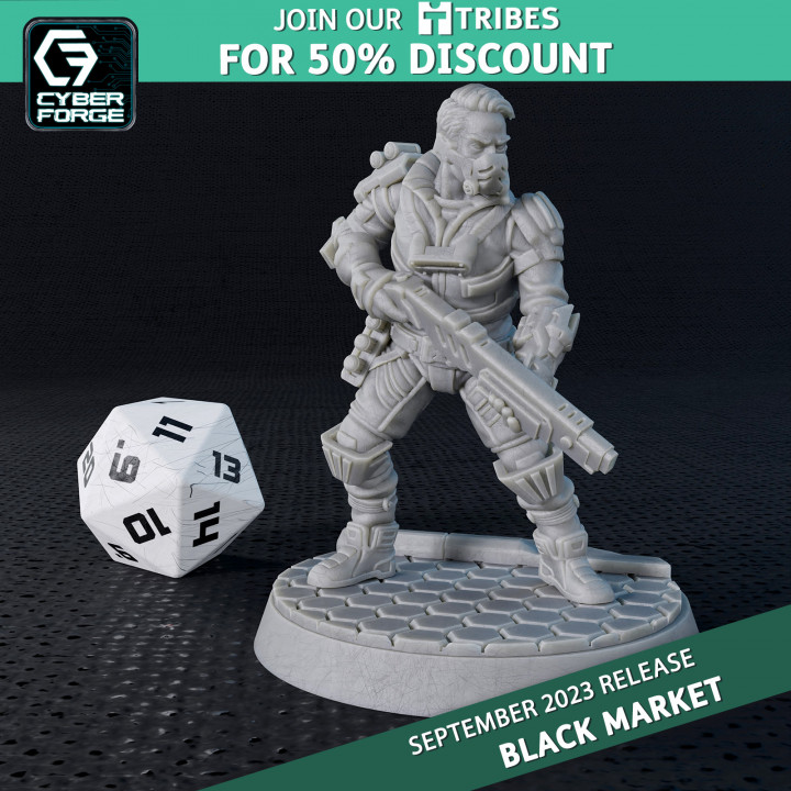 3D Printable Cyber Forge Black Market Sparkless Sonny by Titan Forge ...
