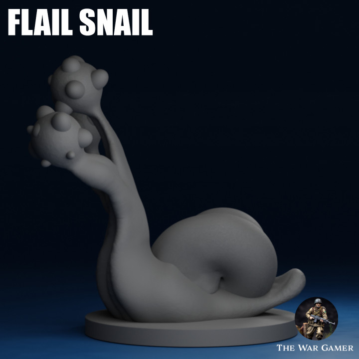 3D Printable Flail Snail by The WarGamer