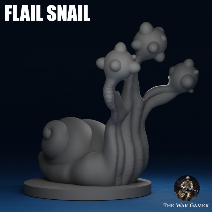 3D Printable Flail Snail by The WarGamer