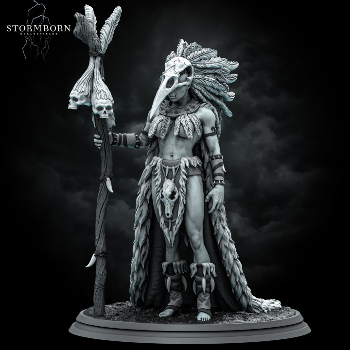 3D Printable Lagath, The Seer (1:12 scale statue version) by Stormborn ...