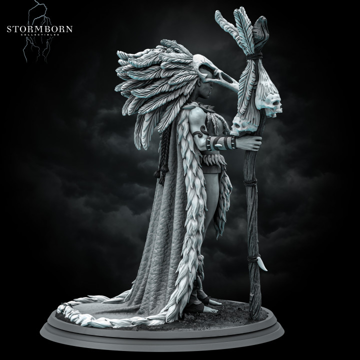 3D Printable Lagath, The Seer (1:12 scale statue version) by Stormborn ...