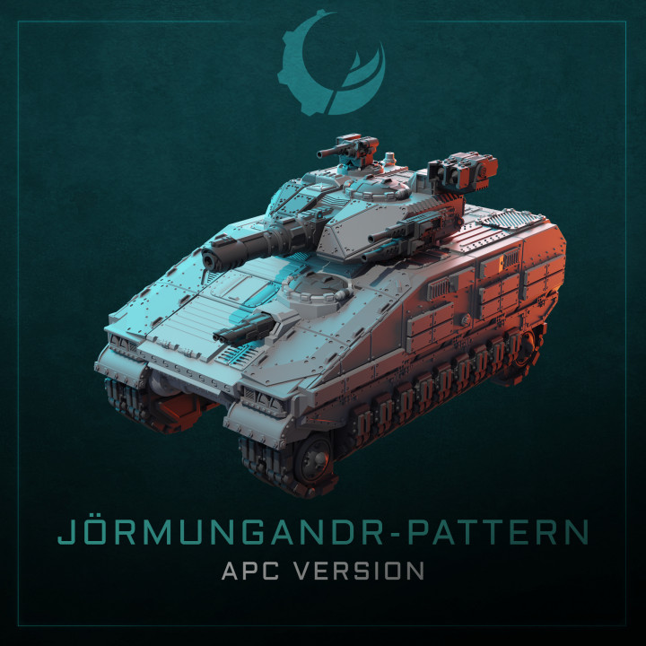 3D Printable Jörmungandr-Pattern Armored Fighting Vehicle by Maelstrom ...