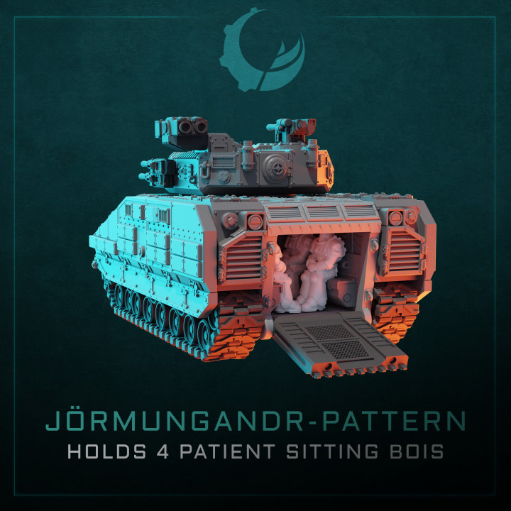 3D Printable Jörmungandr-Pattern Armored Fighting Vehicle by Maelstrom ...