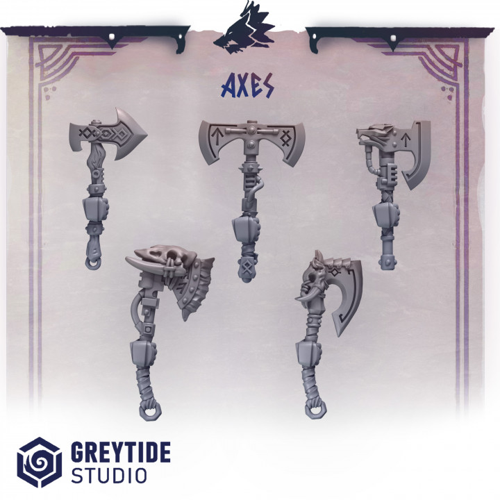 3D Printable Axes PH by GreyTide Studio