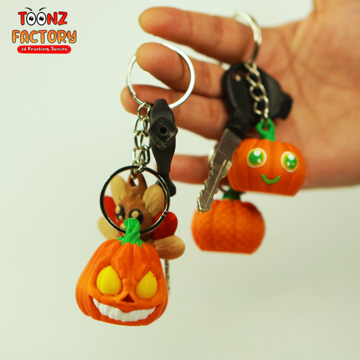 3D Printable Halloween Keychains by Toonz Factory