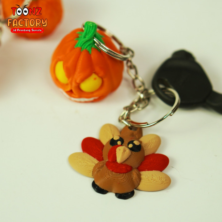 3D Printable Halloween Keychains by Toonz Factory