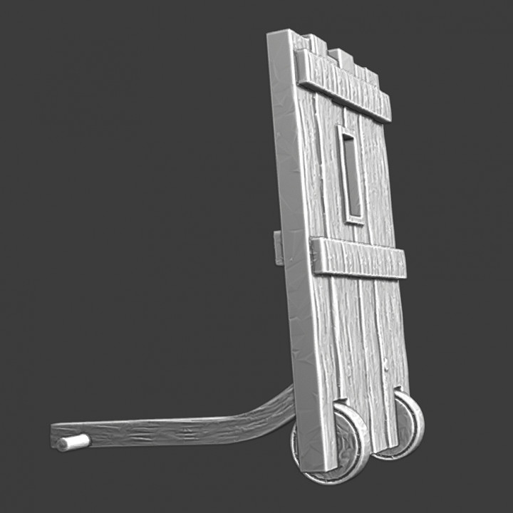3D Printable Medieval siege protection small by Northern Crusades ...