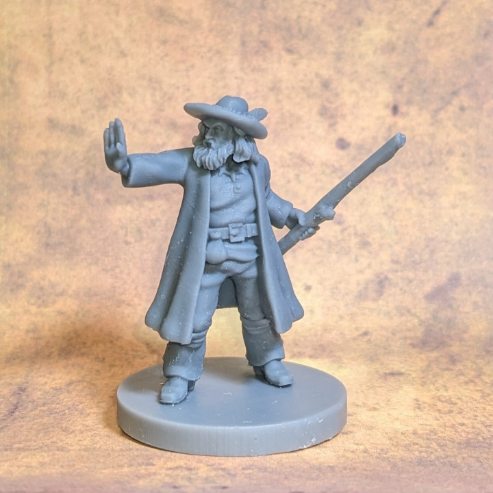 3D Printable Harry Mann, Old West Wizard by Knuckleduster Digital
