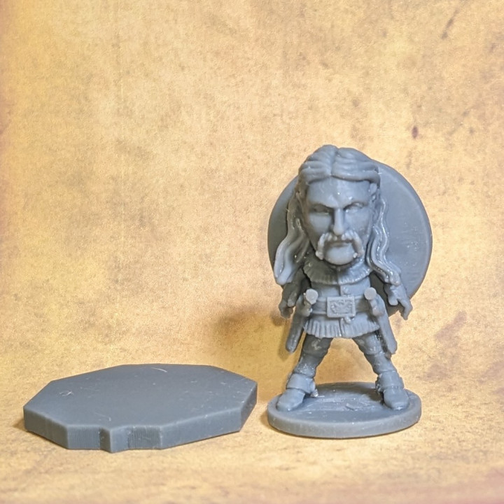 3D Printable The Legend, Cartoon Gunfighter by Knuckleduster Digital