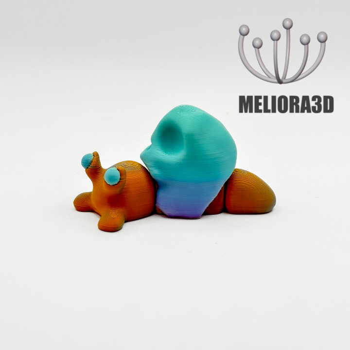 3D Printable Skully the Short Snail by Meliora3D