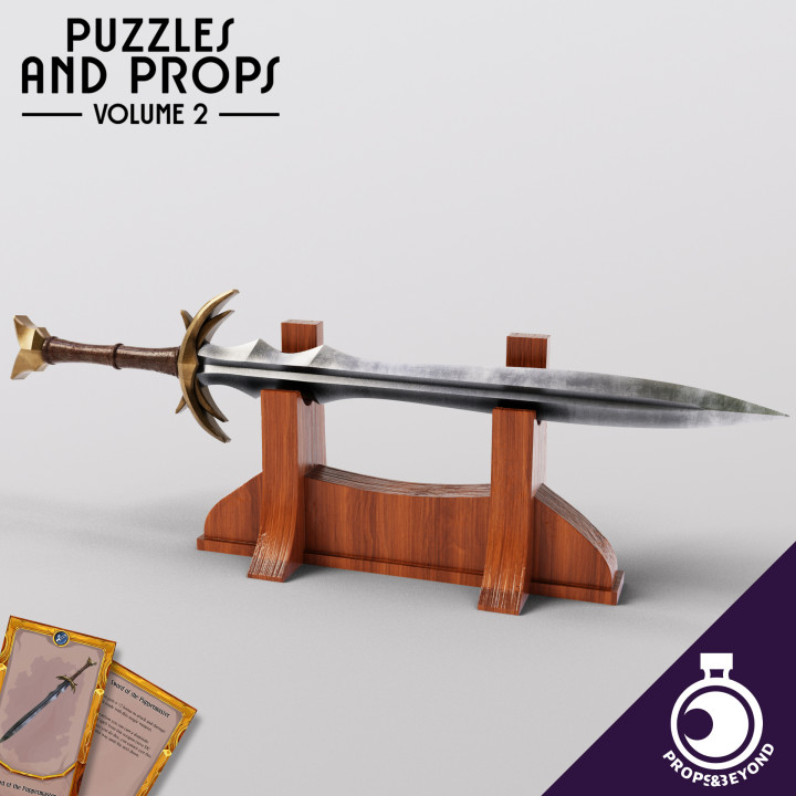 3D Printable Sword of the Puppetmaster - Miniature Armory by Props&Beyond