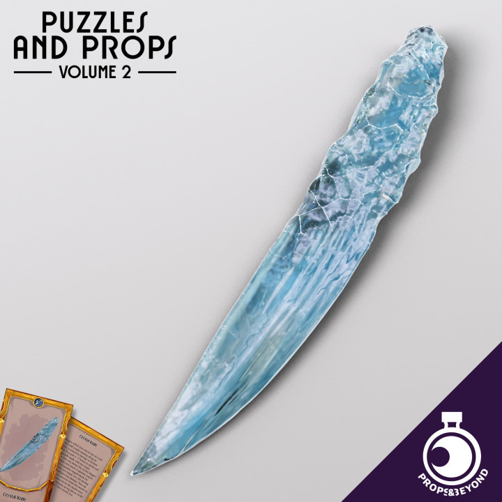 3D Printable Crystal Knife by Props&Beyond