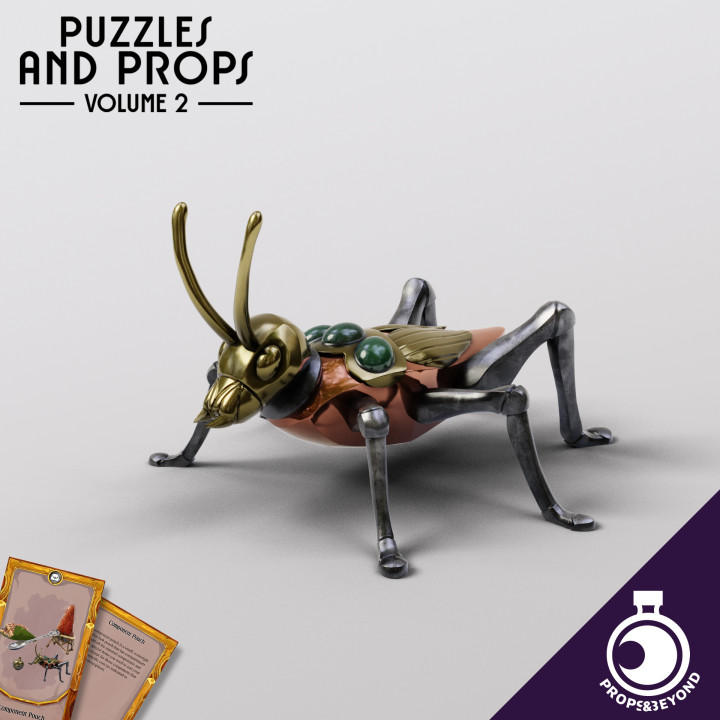 3D Printable Cricket - Magic Component by Props&Beyond