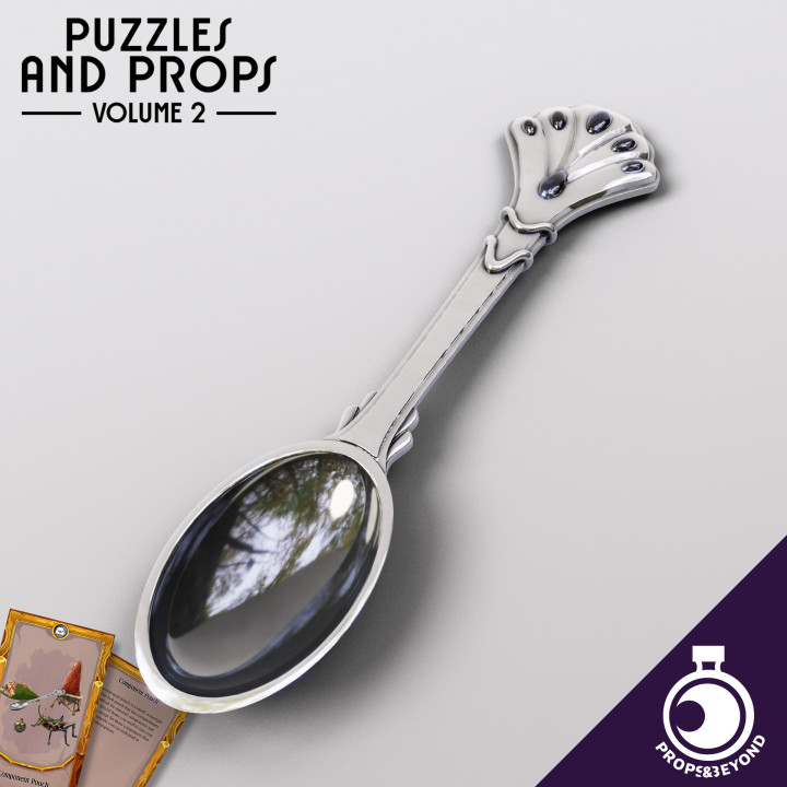 3D Printable Silver Spoon - Magic Component by Props&Beyond