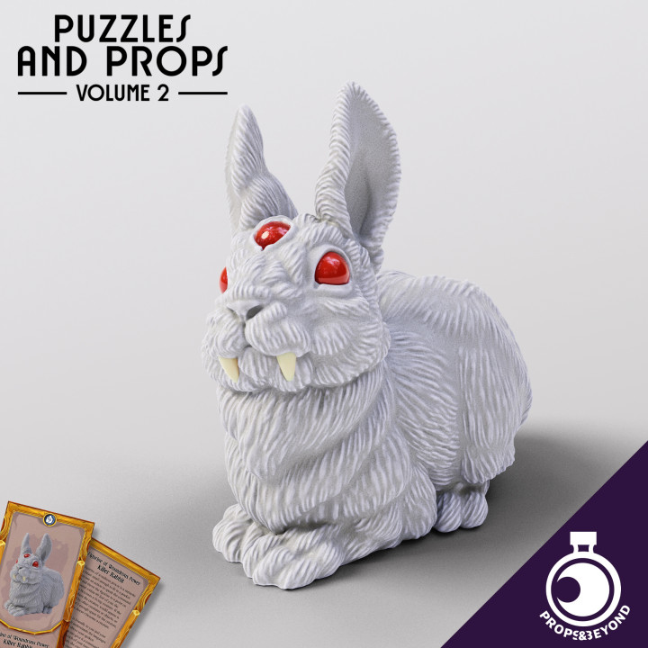 3D Printable Figurine of Wondrous Power - Killer Rabbit by Props&Beyond
