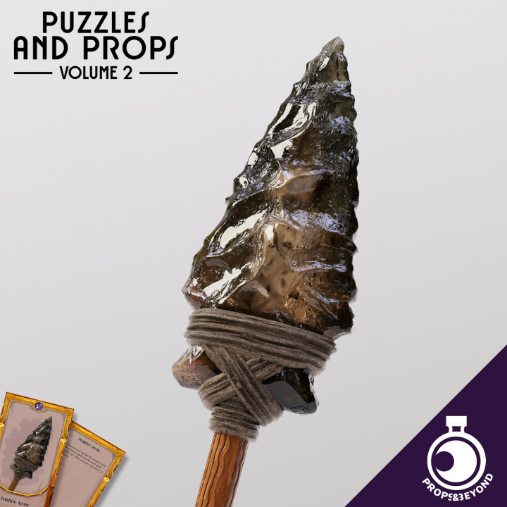 3D Printable Primitive Arrowhead by Props&Beyond