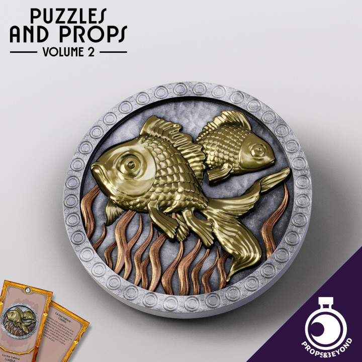 3D Printable Goldfish - Faction Emblem by Props&Beyond