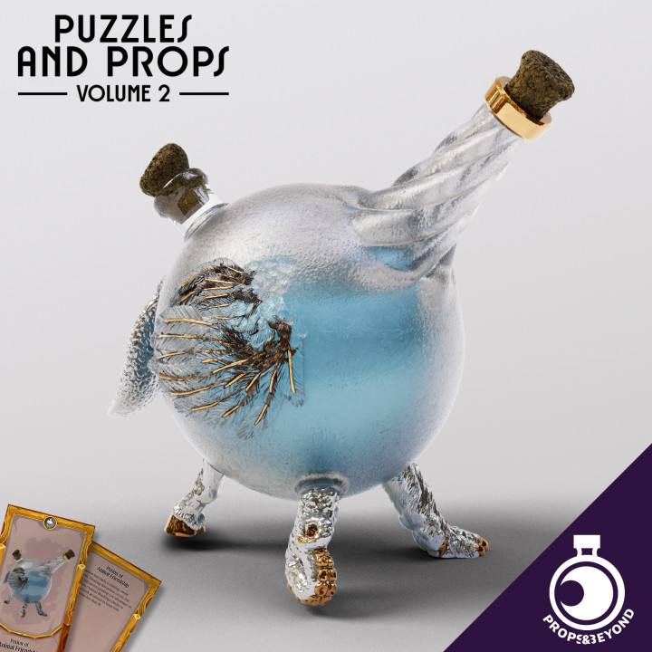 3D Printable Potion of Animal Friendship by Props&Beyond