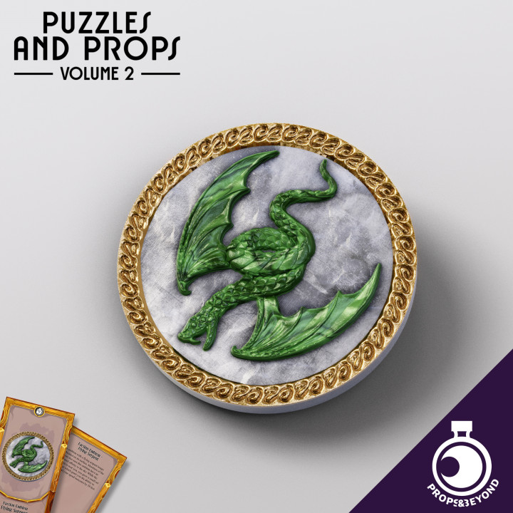3D Printable Flying Serpent - Faction Emblem by Props&Beyond