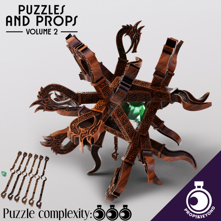 3D Printable Puzzle Collection - Puzzles and Props - Volume 2 by Props ...