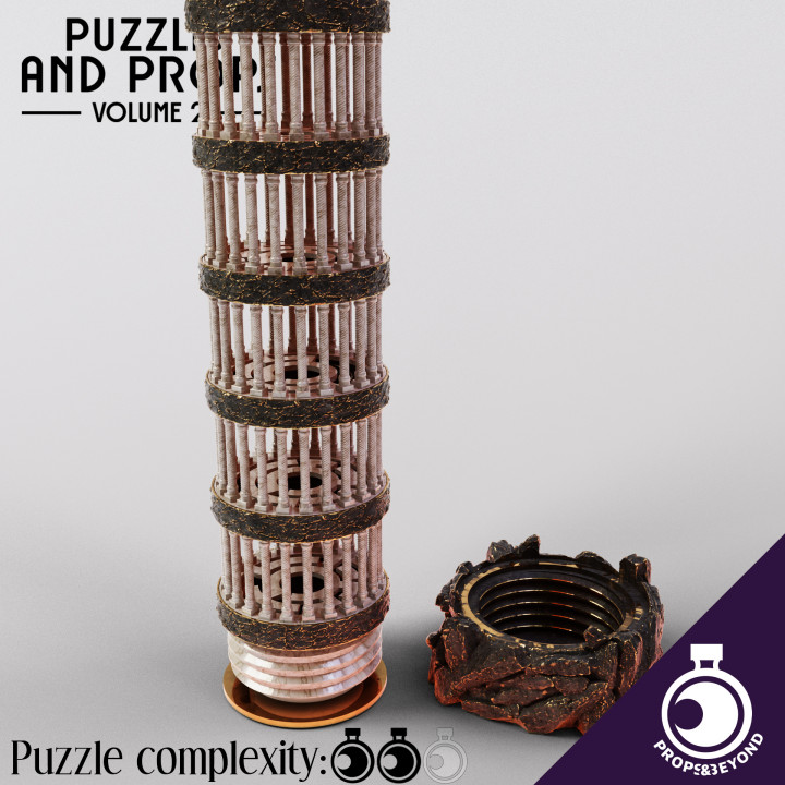 3D Printable Puzzle - The Inferno by Props&Beyond