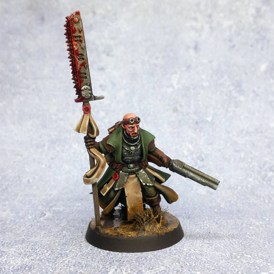 3D Printable Sci-fi Warrior Priest by Reptilian Overlords