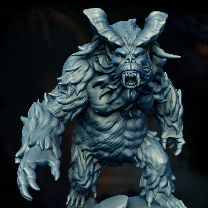 3D Printable Yeti - Presupported by Monster Atlas
