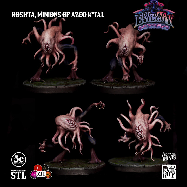 3D Printable Roshta, Minions of Azod K'tal by Big Bad Evil Guy