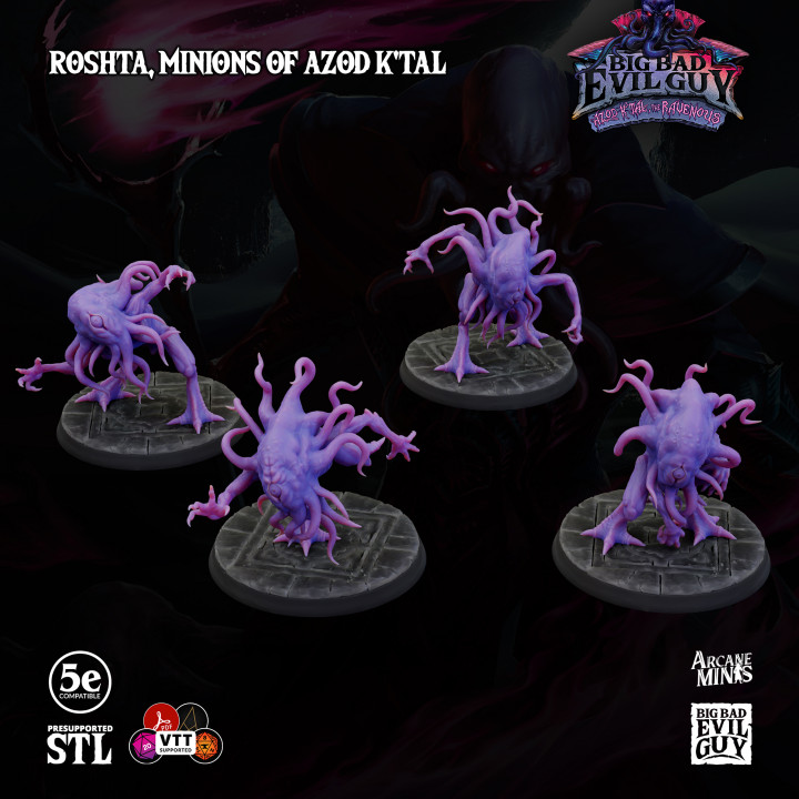 3D Printable Roshta, Minions of Azod K'tal by Big Bad Evil Guy