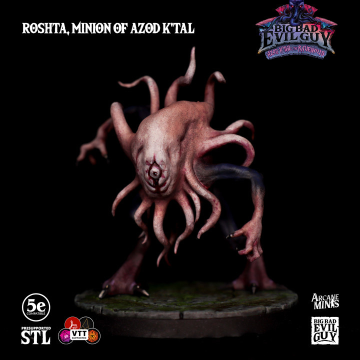 3D Printable Roshta, Minions of Azod K'tal by Big Bad Evil Guy