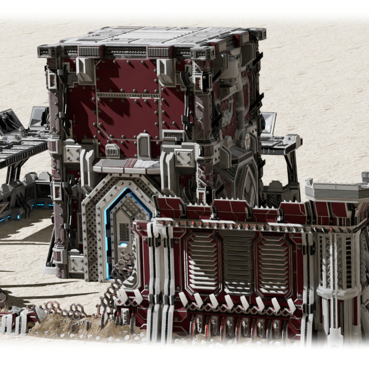 3D Printable 100+ Modular Sci-Fi Terrain by One Man Voice