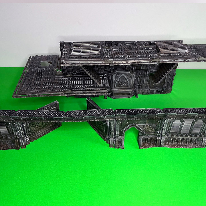 3D Printable 100+ Modular Sci-Fi Terrain by One Man Voice