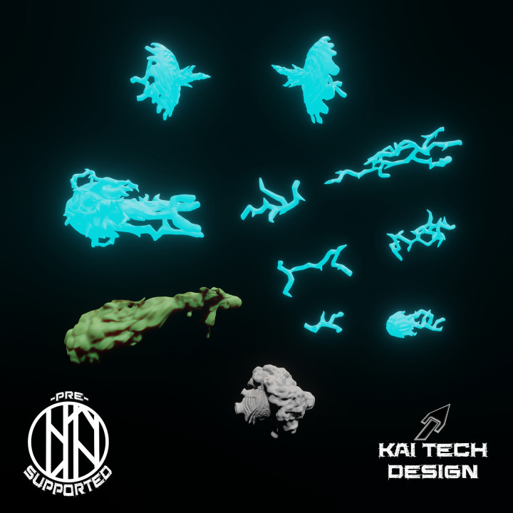 3D Printable Space Alien battle effects by Kaitech