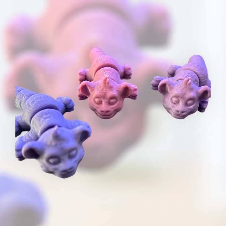 3D Printable Baby Tiger Cub Mini by The Dragon's Den