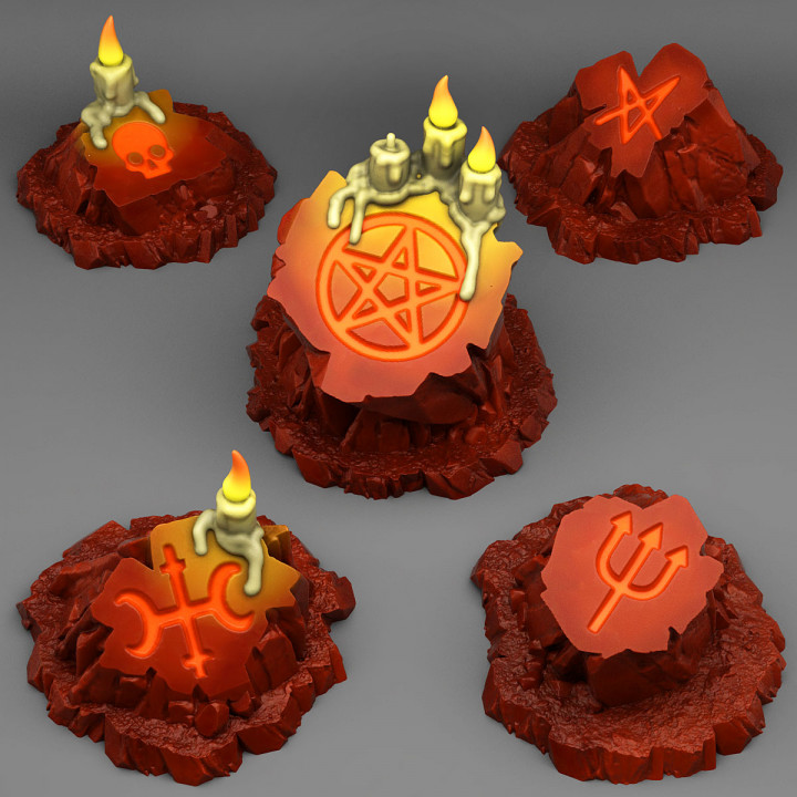 3D Printable OCCULT SACRIFICE STONES by Fantastic Plants And Rocks