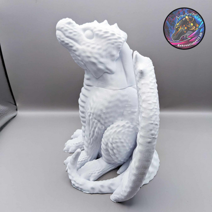 3D Printable Dragon Jars, Dragon Containers by Kirsten M