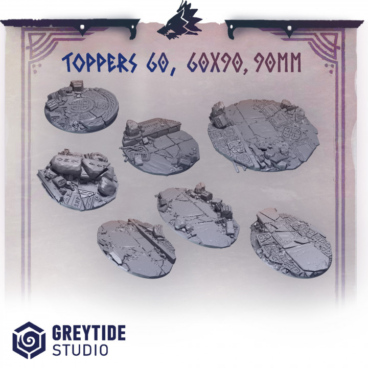 3D Printable Toppers 2 PH by GreyTide Studio