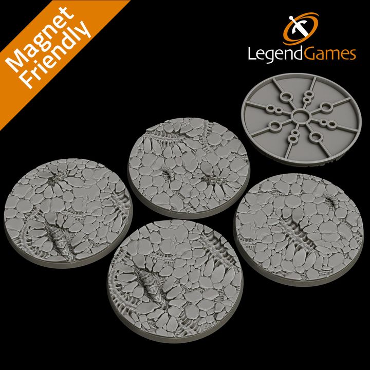 3D Printable LegendGames Complete Tyranid Base Set by Legend Games