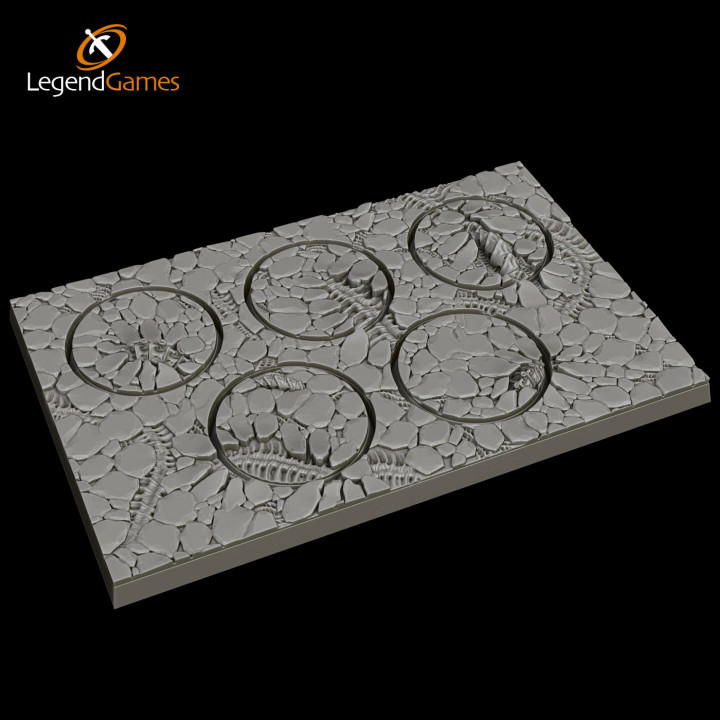 3D Printable LegendGames Complete Tyranid Base Set by Legend Games