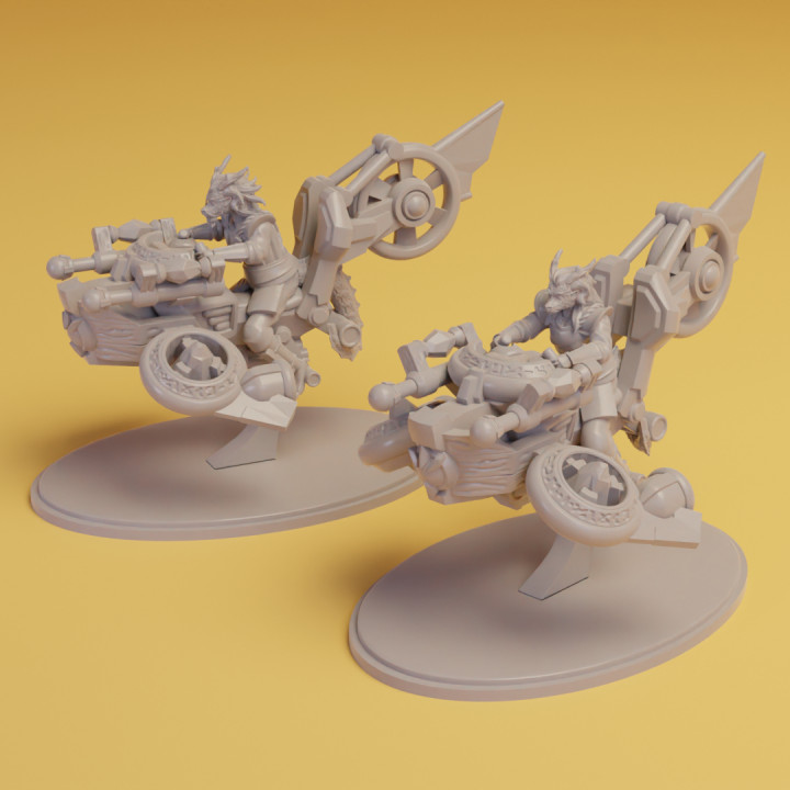 3D Printable October 2023 Release - Ryuseijin race, Abe Clan by Steam Tatsu