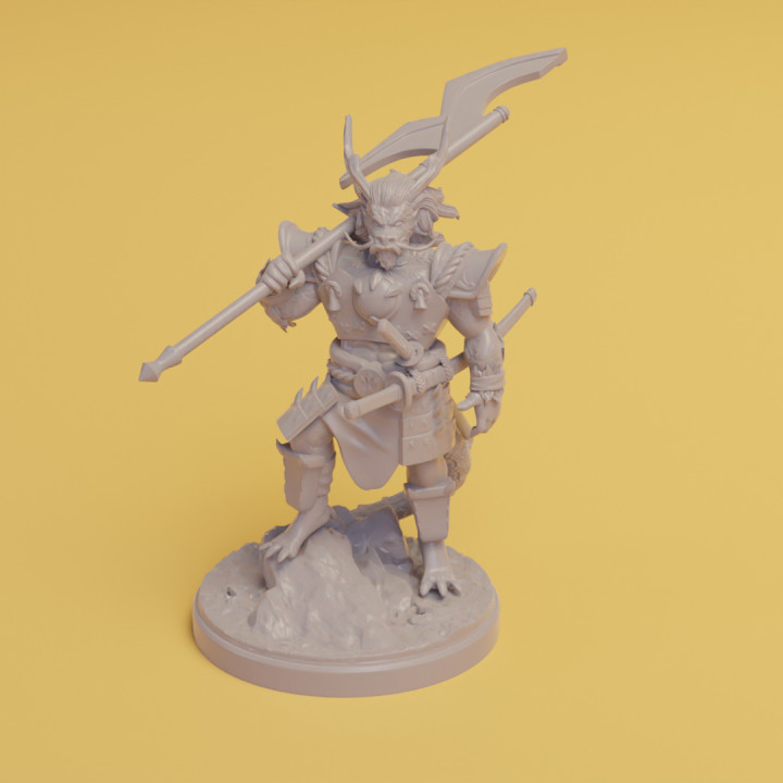 3D Printable October 2023 Release - Ryuseijin race, Abe Clan by Steam Tatsu